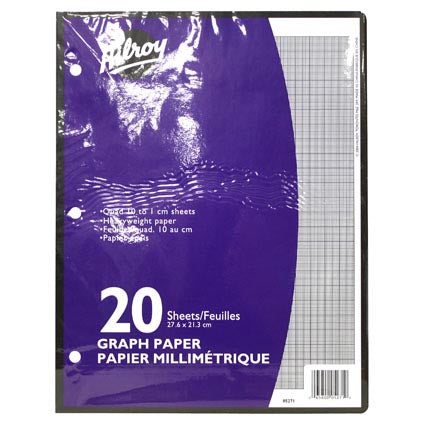 Hilroy Graph Paper 20 Sheets – Famous Toys