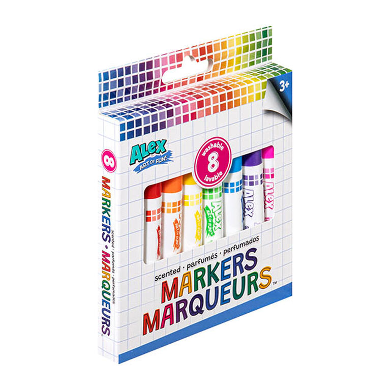 Alex Art Of Fun Markers Scented 8pk – Famous Toys